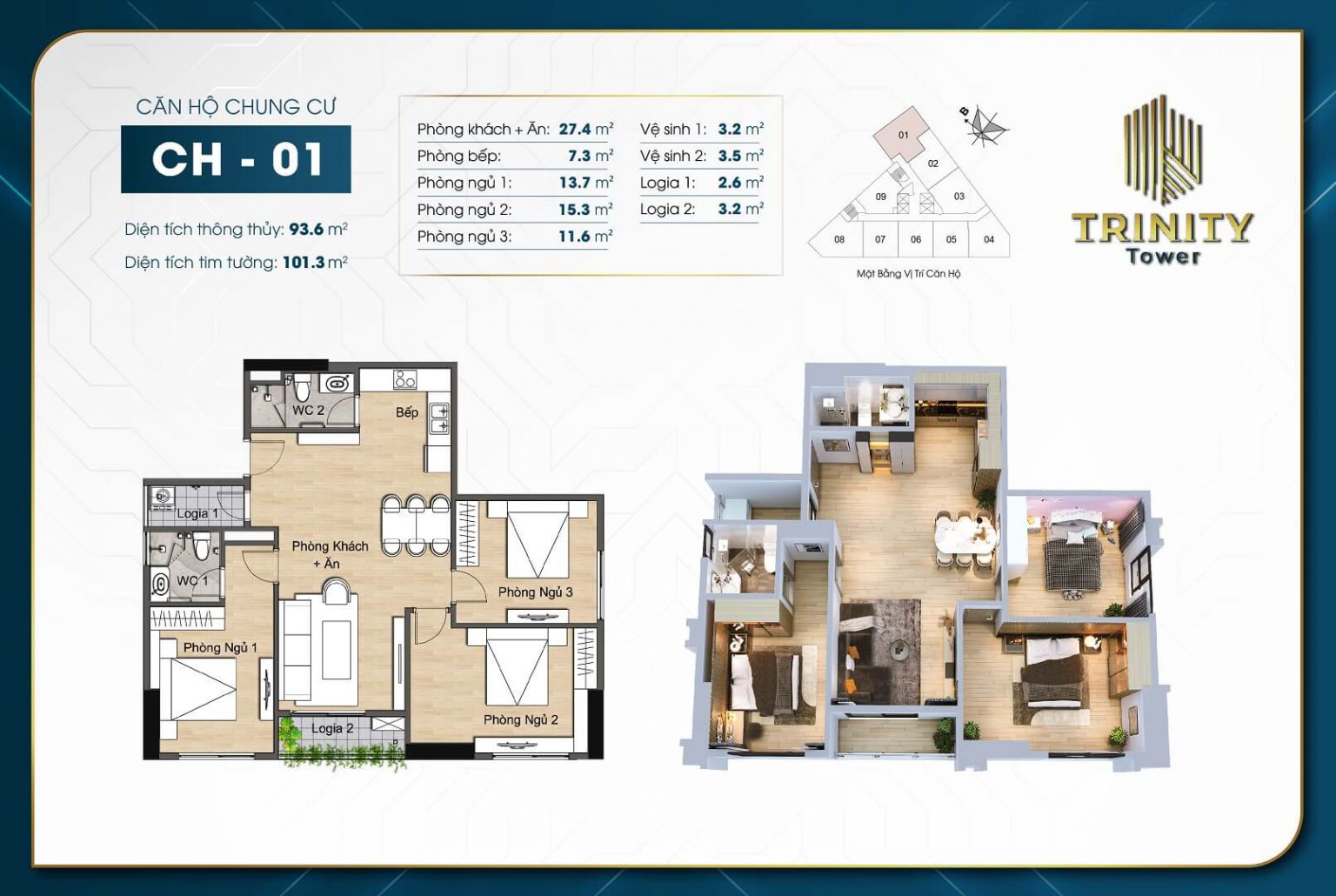 Trinity Tower 145 Hồ Mễ Trì - Bảng Giá Ưu Đãi Mới Nhất 2024