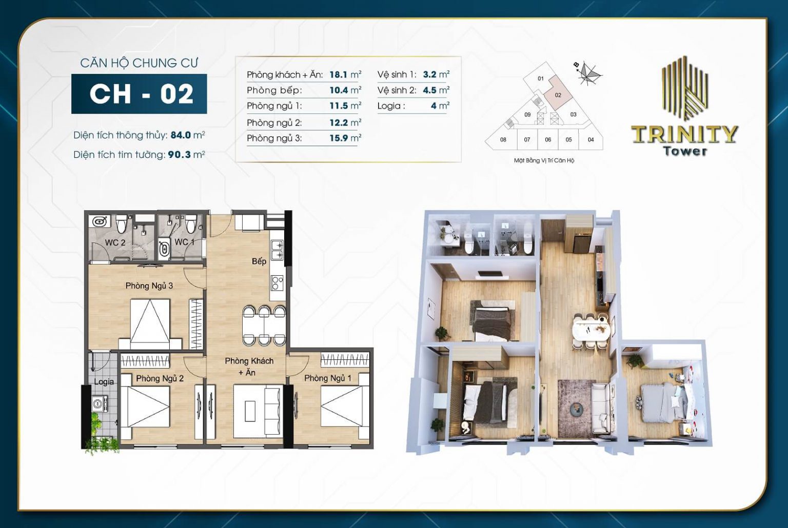 Trinity Tower 145 Hồ Mễ Trì - Bảng Giá Ưu Đãi Mới Nhất 2024