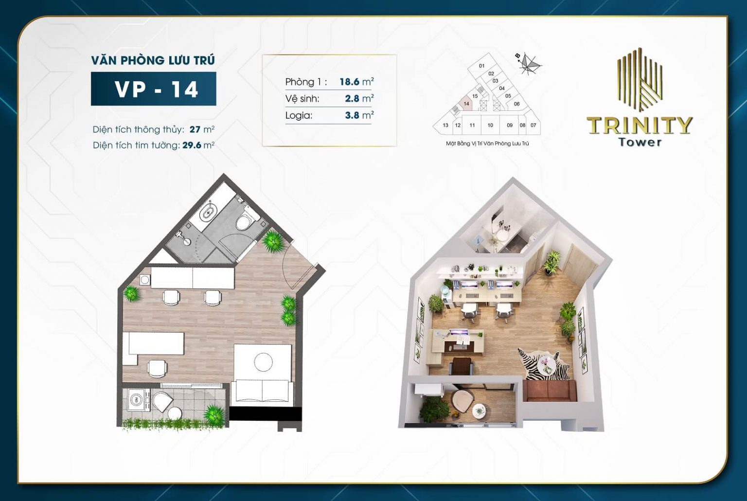 Trinity Tower 145 Hồ Mễ Trì - Bảng Giá Ưu Đãi Mới Nhất 2024
