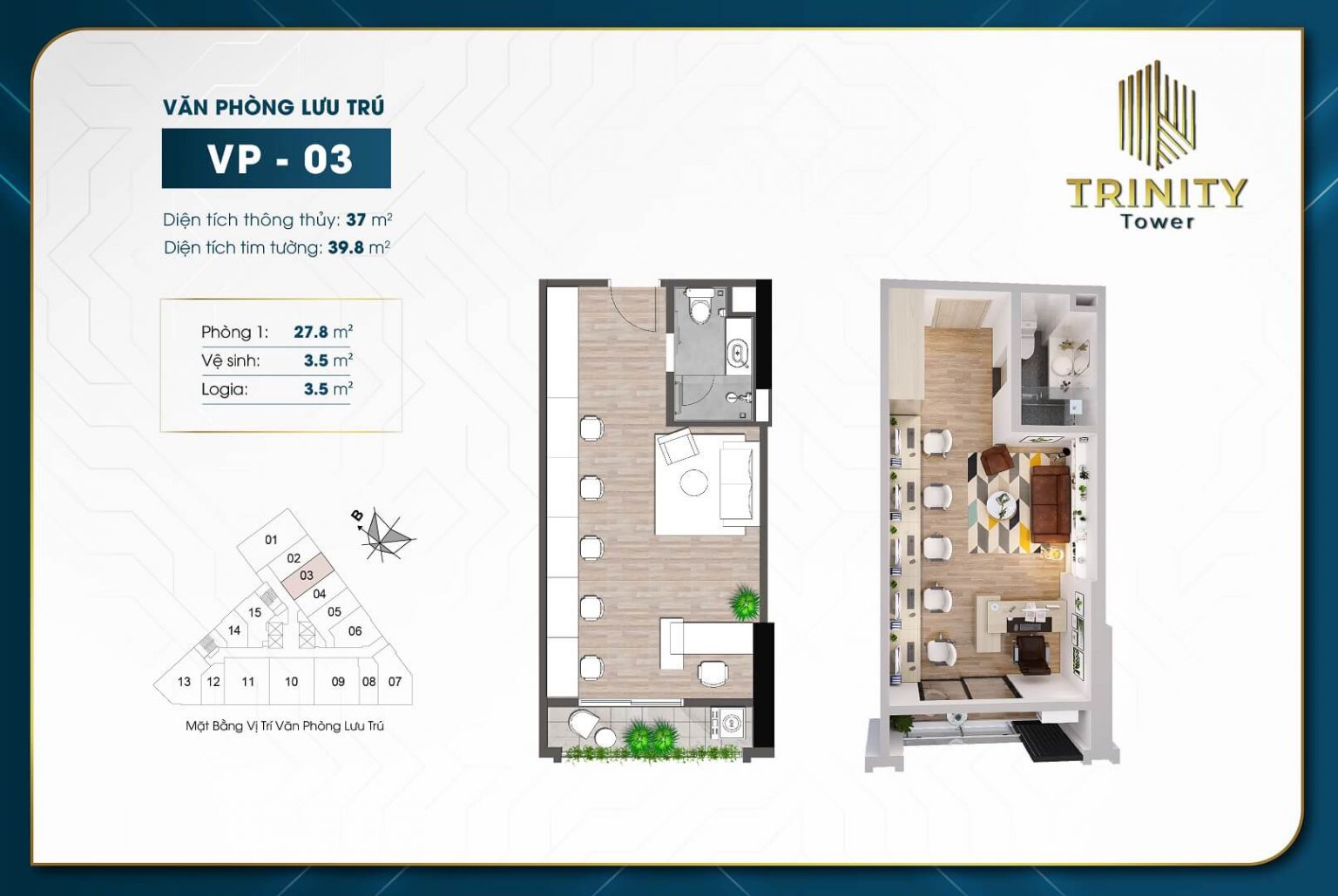 Trinity Tower 145 Hồ Mễ Trì - Bảng Giá Ưu Đãi Mới Nhất 2024