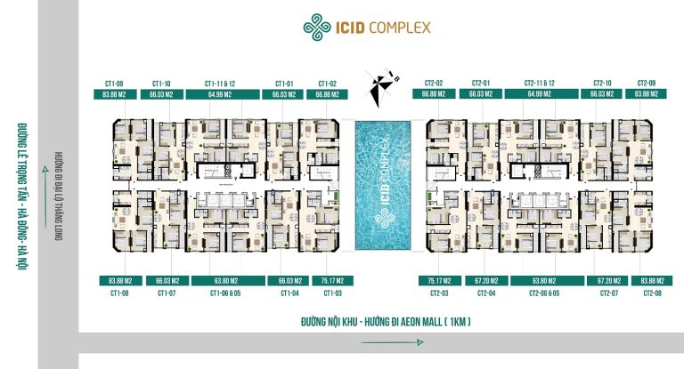 Chung Cư ICID Complex - Quỹ Căn Chuyển Nhượng Giá Rẻ