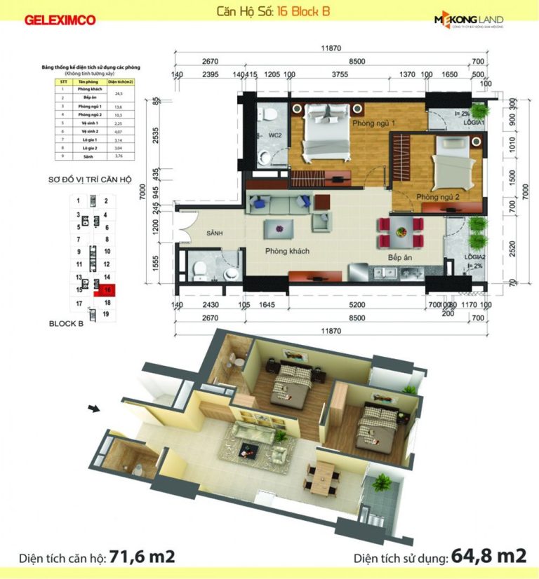 Chung cư Gemek Tower 1 - Quỹ căn Chuyển Nhượng Giá Rẻ