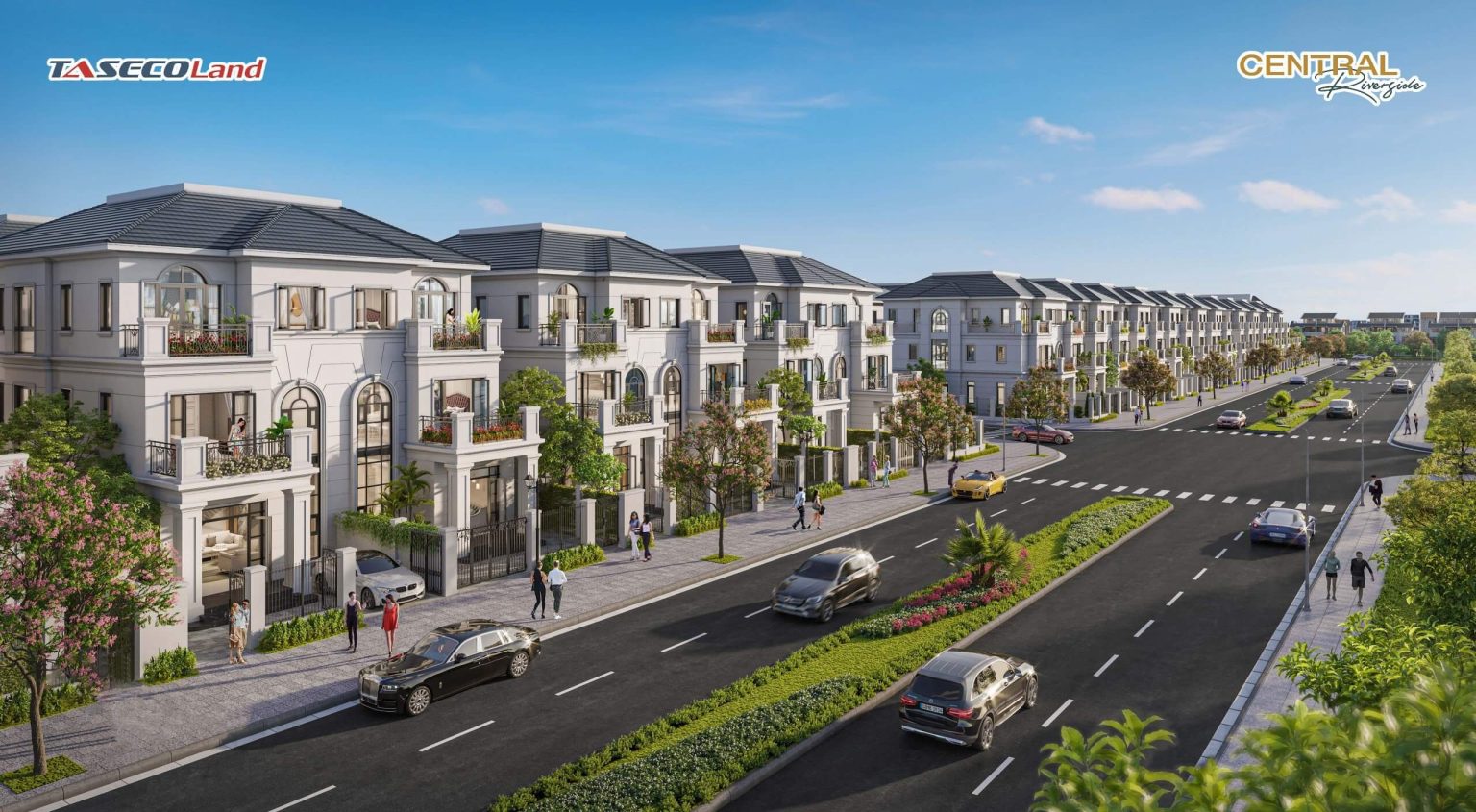 Phối cảnh dự án Central Riverside Thanh Hóa